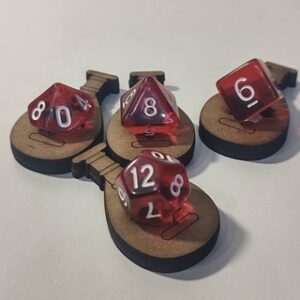 Token de inspiração de bardo (Bardic Inspiration) para RPG em MDF