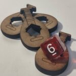 Token de inspiração de bardo (Bardic Inspiration) para RPG em MDF